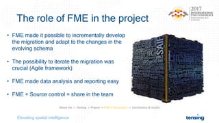 FME for Smallworld to Esri Water Data Model - Migration and ...