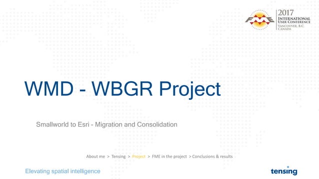 FME for Smallworld to Esri Water Data Model - Migration and ...