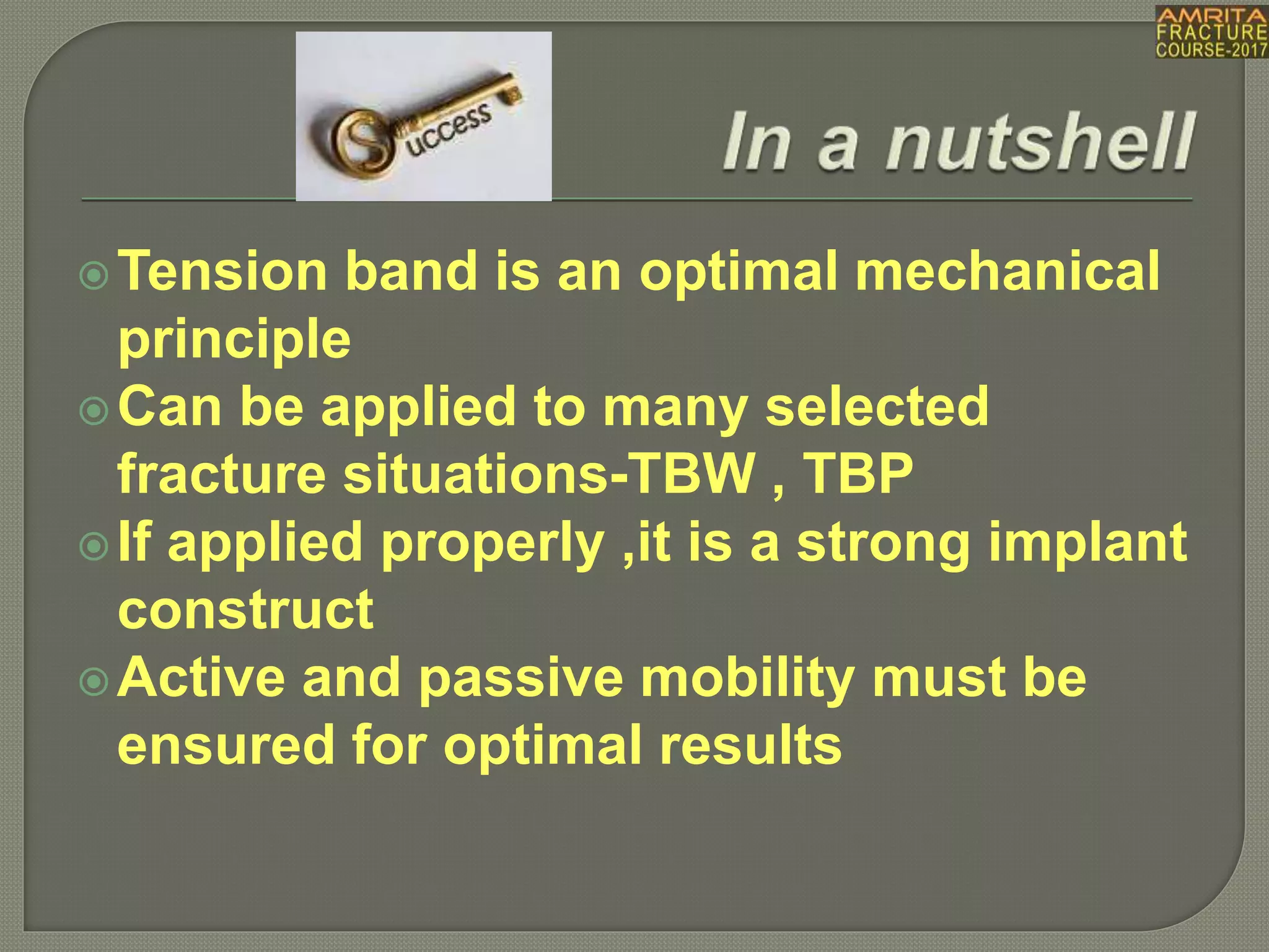Tension band wiring and plating of fractures- dr mohamed ashraf.govt TD ...
