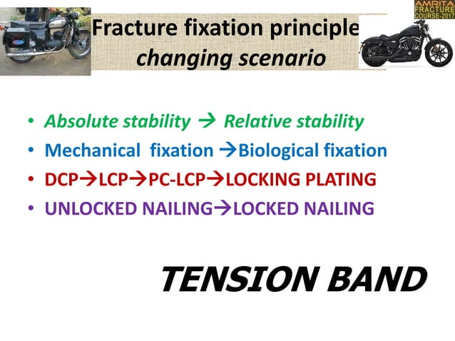 Tension band wiring and plating of fractures- dr mohamed ashraf.govt TD ...