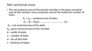 Tension members | PPTX