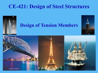 Tension Members-Notes- for- steel design | PDF