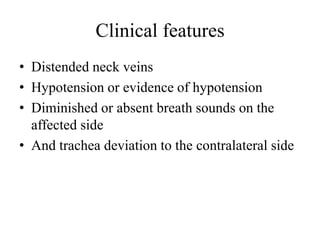 Tension Pneumothorax And Chest Trauma pptx | PPTX