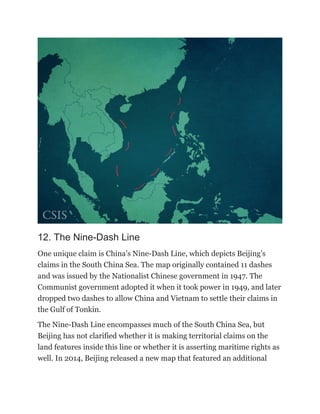 Tensions in the south china sea explained in 18 maps CSIS march 11-2016 ...