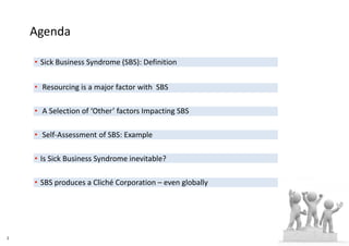 Ten slides in Ten Minutes - Thinking about Sick Business Syndrome [SBS ...