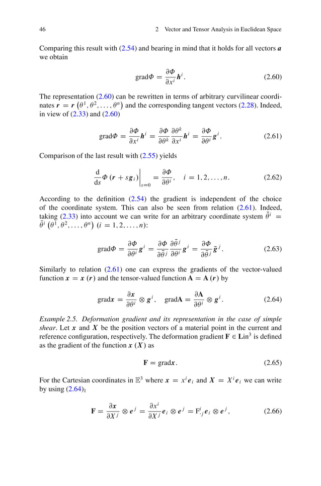 Tensor algebra and tensor analysis for engineers | PDF | Physics | Science