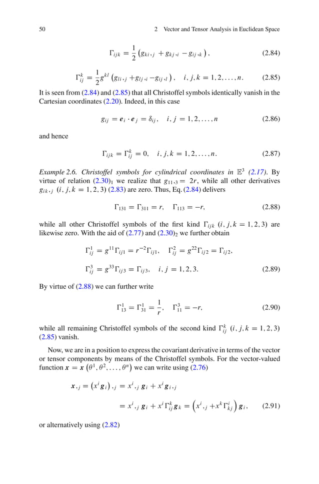 Tensor algebra and tensor analysis for engineers | PDF | Physics | Science