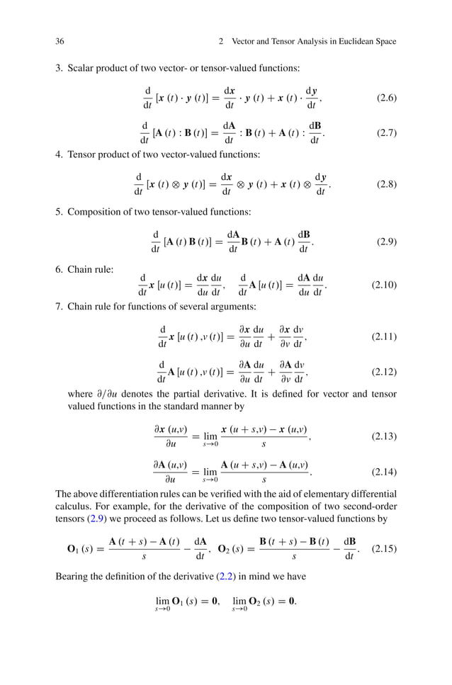 Tensor algebra and tensor analysis for engineers | PDF | Physics | Science