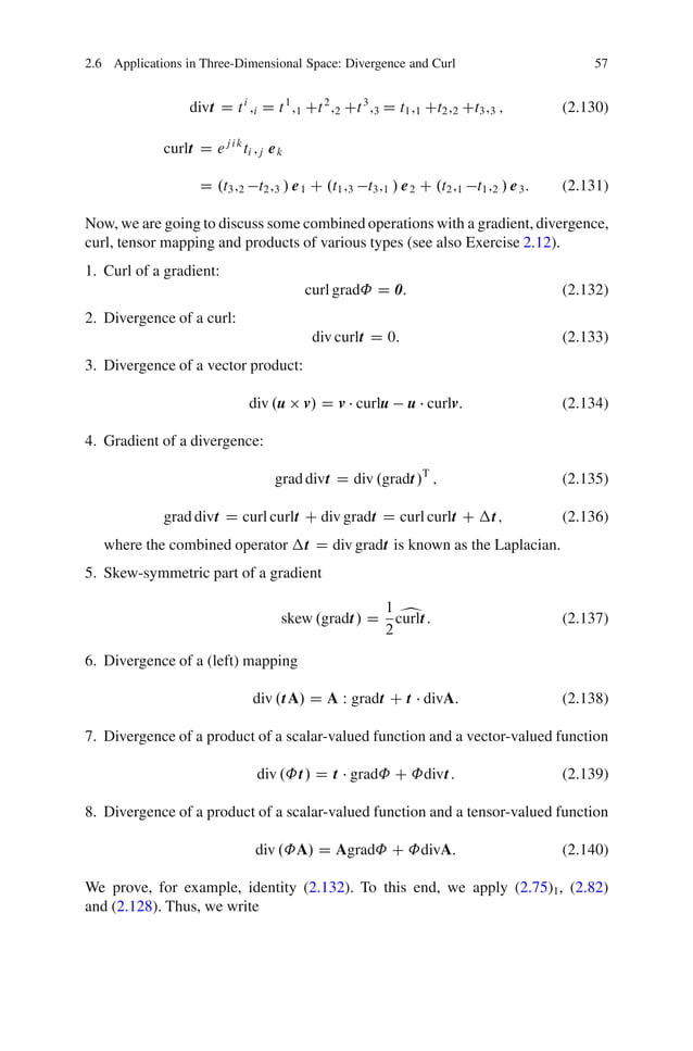 Tensor algebra and tensor analysis for engineers | PDF | Physics | Science