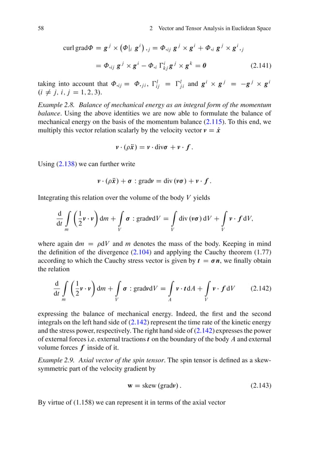 Tensor algebra and tensor analysis for engineers | PDF | Physics | Science