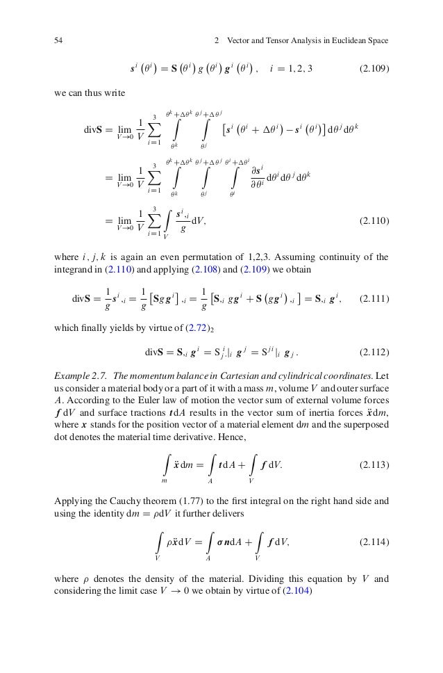 Tensor Algebra And Tensor Analysis For Engineers