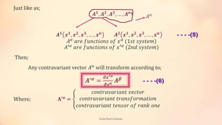 Tensor analysis | PPTX