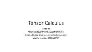 Tensor Calculus.pptx