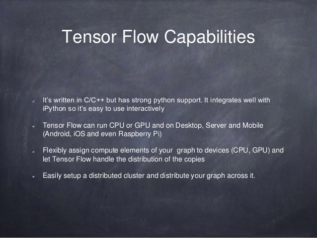 Tensor flow