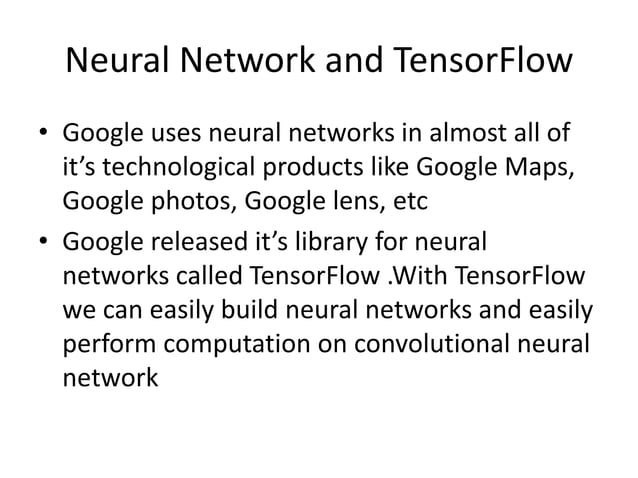 Introduction to artificial neural networks | PPT