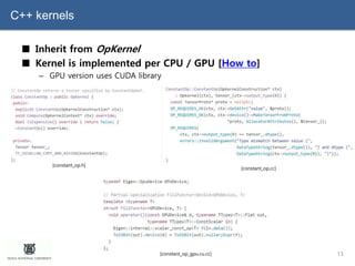 Tensorflow internal | PPTX | Programming Languages | Computing