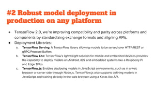 Tensor flow 2.0 what's new | PPT