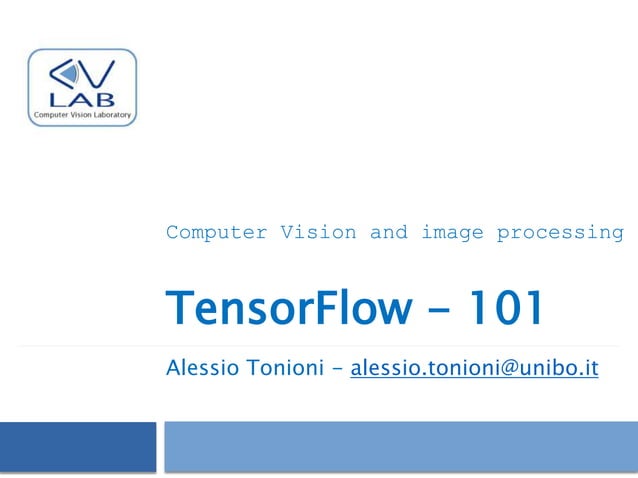 Tensorflow - Intro (2017) | PPTX