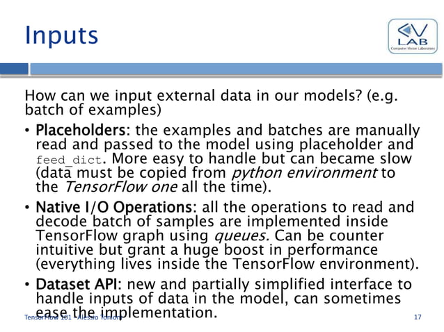 Tensorflow - Intro (2017) | PPTX