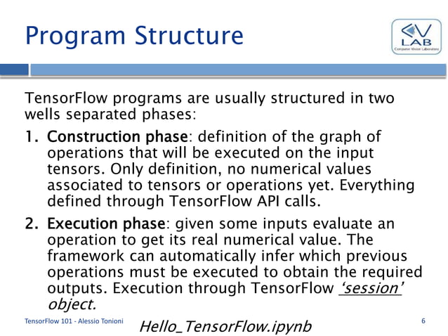 Tensorflow - Intro (2017) | PPTX