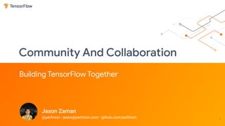 TensorFlow & Deep Learning Singapore TFDevSummit 2019 - Open Source ...