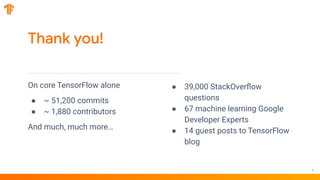 TensorFlow & Deep Learning Singapore TFDevSummit 2019 - Open Source Community and Collaboration ...