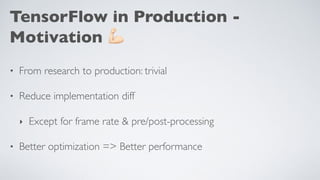 Bringing TensorFlow to Android - a War Story | PPT