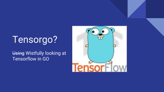Tensorflow go | PPT