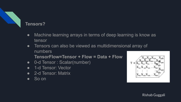 Tensorflow introduction | PPT Tensorflow introduction | PPT