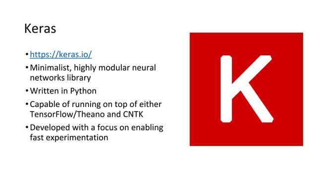 TensorFlow and Keras: An Overview | PDF