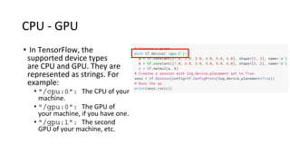 TensorFlow and Keras: An Overview | PDF