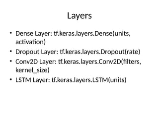 TensorFlow_Keras_CheatSheet for Deep Learning.pptx