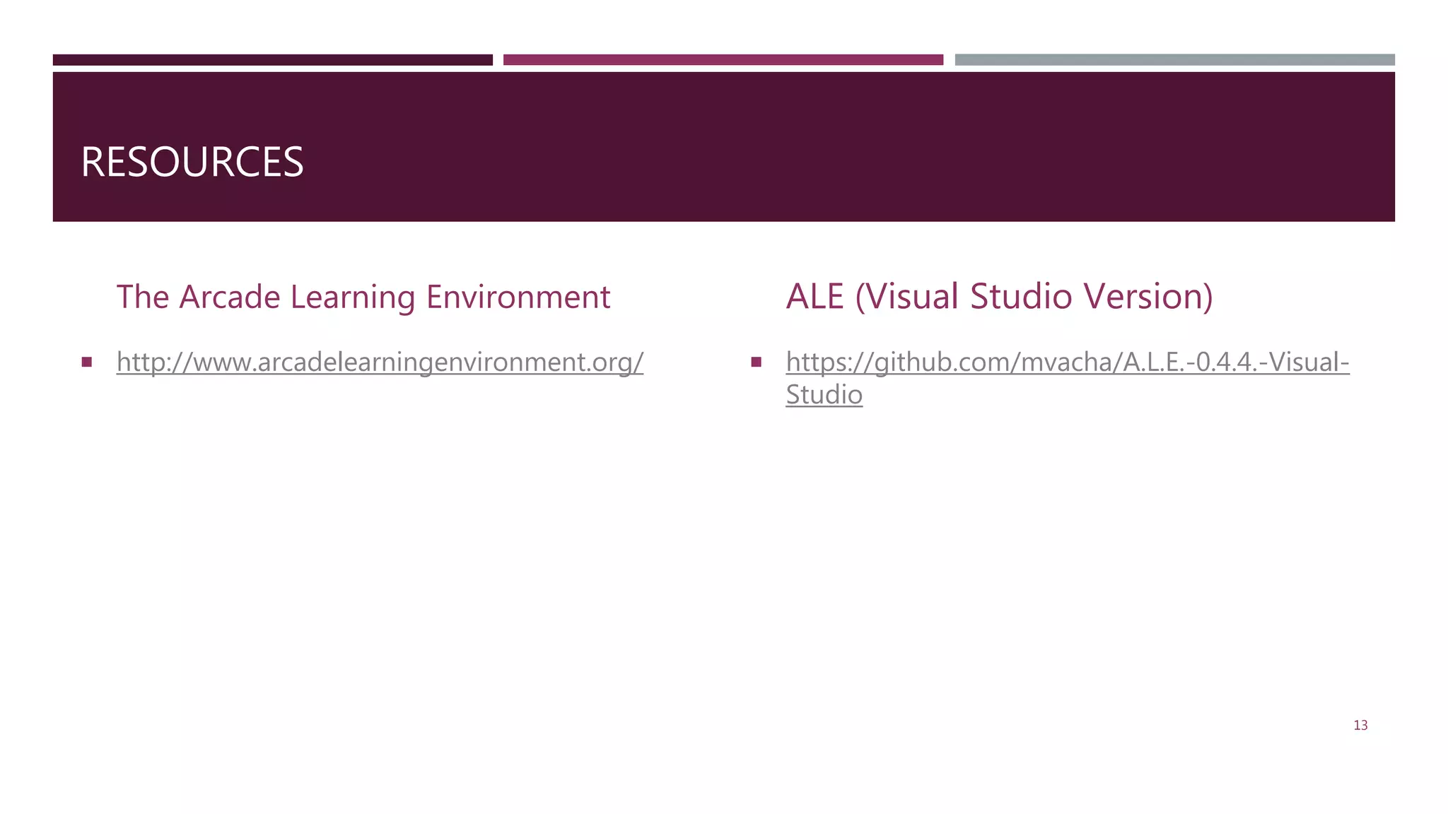 Tensorflow + Keras & Open AI Gym | PPT
