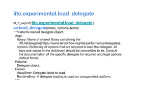 TensorFlow Lite Delegateとは？ | PDF | Technology & Computing