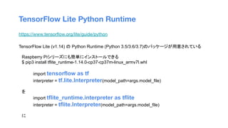 TensorFlow Lite Delegateとは？ | PDF | Technology & Computing