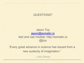 a tour of several popular tensorflow models | PPTX