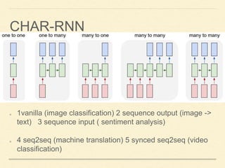 a tour of several popular tensorflow models | PPTX