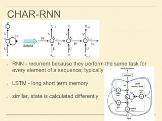 a tour of several popular tensorflow models | PPTX
