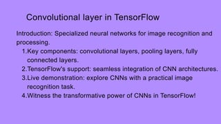 A TensorFlow ppt for the gdsc event used in my college. | PPT