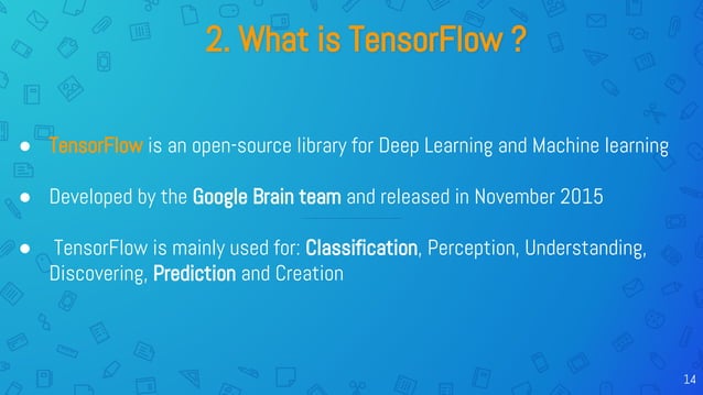 Tensorflow presentation | PDF