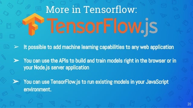 Tensorflow presentation
