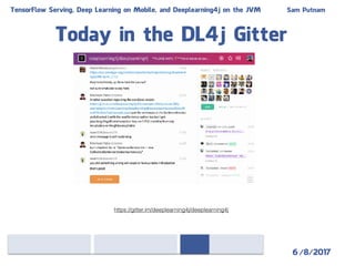 TensorFlow Serving, Deep Learning on Mobile, and Deeplearning4j on the JVM - Enterprise Deep ...