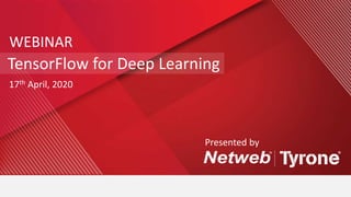 Learn about Tensorflow for Deep Learning now! Part 1 | PPT