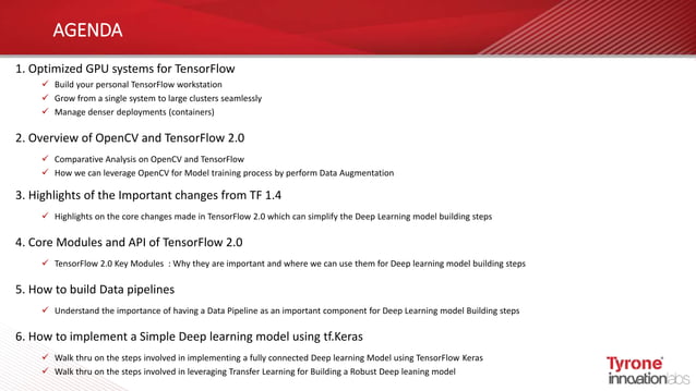 Learn about Tensorflow for Deep Learning now! Part 1 | PPT