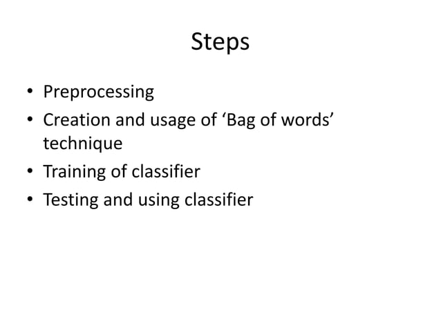 Tensor flow text classification | PPT