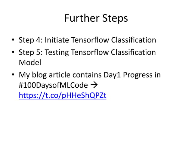 Tensor flow text classification | PPT