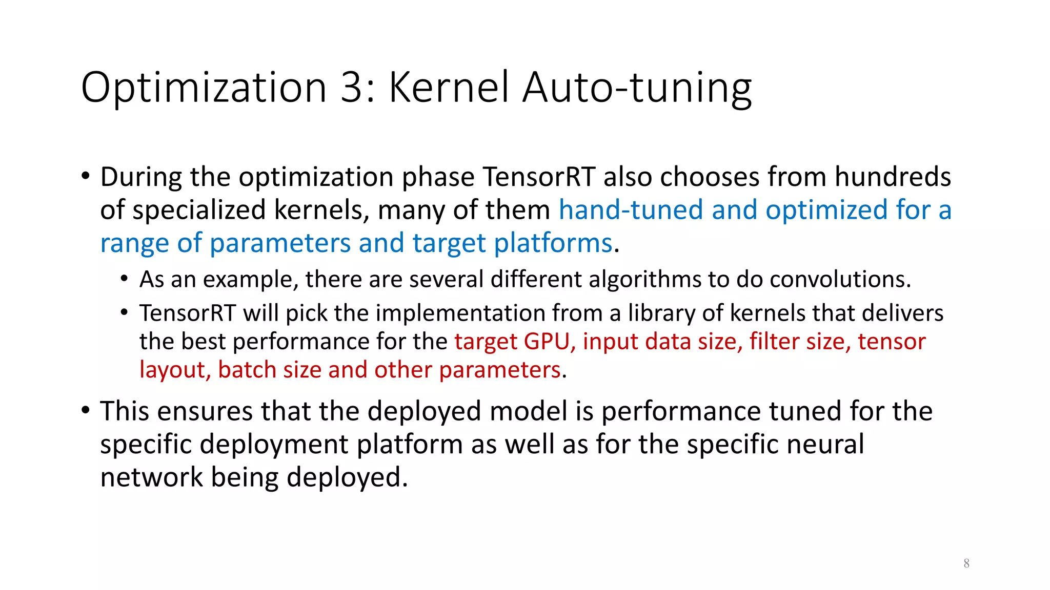 TensorRT survey | PPTX