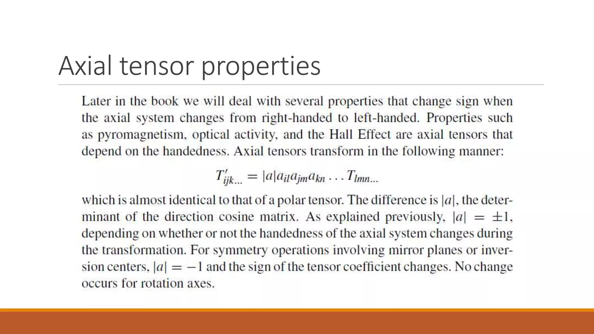 Tensors and physical properties | PPTX