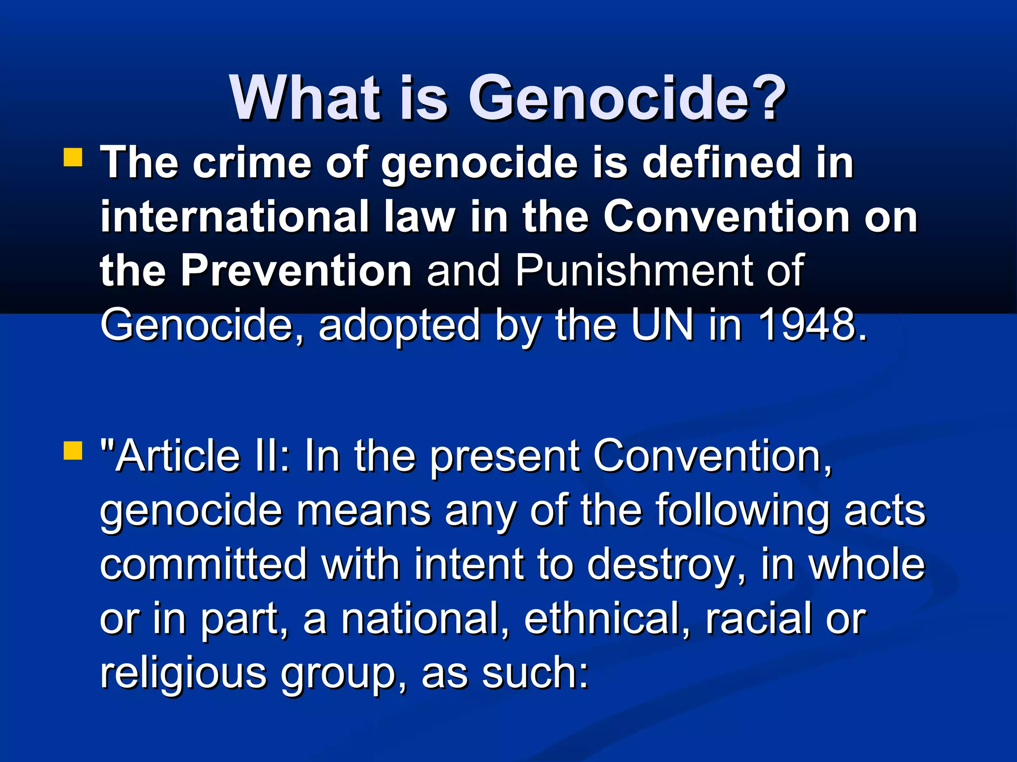 Ten Stages of Genocide Powerpoint - Educational Resources | Picstank