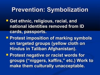 Ten stages of Genocide PowerPoint | PPT